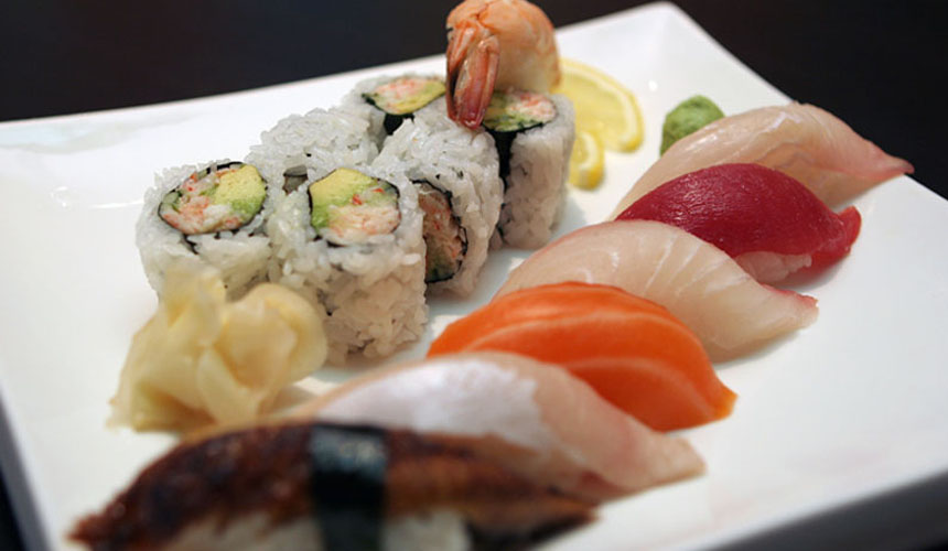 Sushi Combination – Chef’s choice of fresh sushi and calfornia roll ...